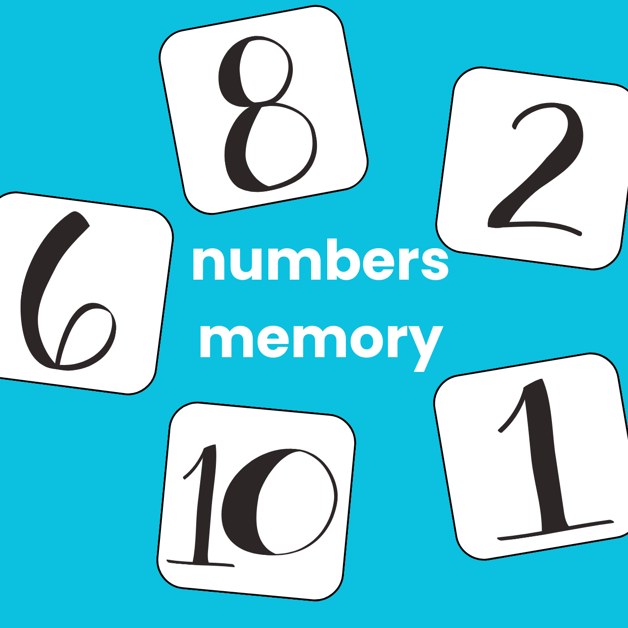 Numbers memory - Kids Learn Curiously